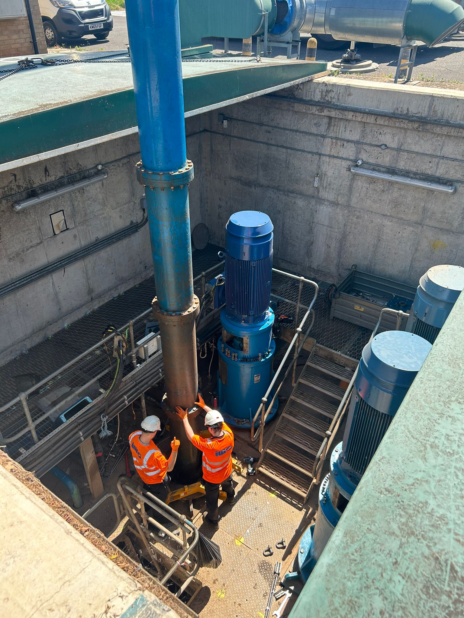 Raw water intake pump replacement - Integrated Water Services